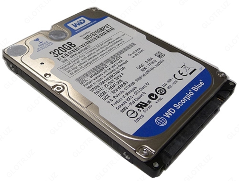 Notebook uchun HDD 2,5 "320GB WD (Ref)