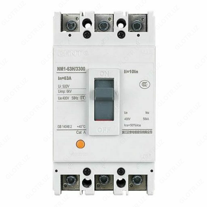 Автоматический выключатель NM8-125S 3P 100A 50кА от CHINT - купить в Узбекистане | Glotr.uz