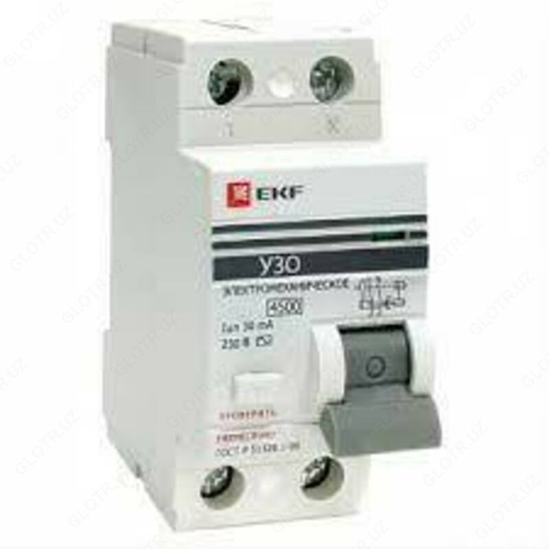 UZO 2R 40A 30mA AC tipidagi el-mech VD-100 EKF