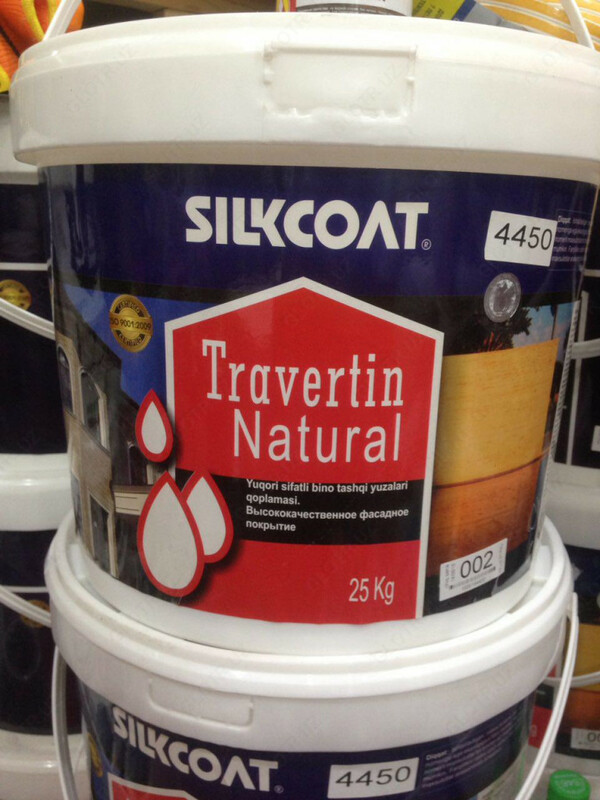 Травертин Natural silcoat 25кг - купить в Узбекистане | Glotr.uz