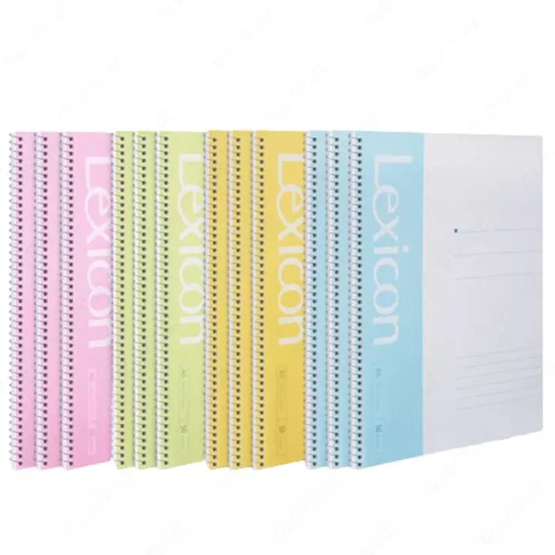 Kraft qopqoqli va prujina-spiral mahkamlangan daftar "Deli" Lexicon, A5 ...