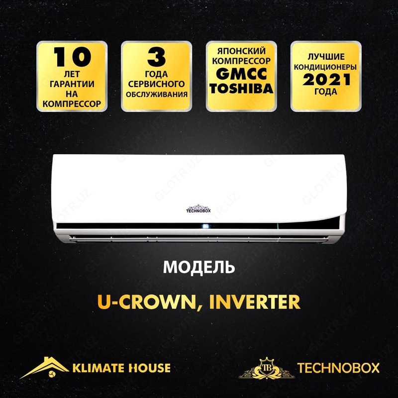 TECHNOBOX-9 konditsioneri INVERTER Toshiba 10 yillik kafolat + yuk tashish