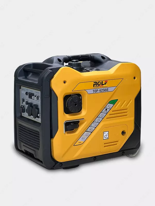 Benzinli generator ROLF TOP-6250IE 5,5 Kv inverter tipidagi (Jim)